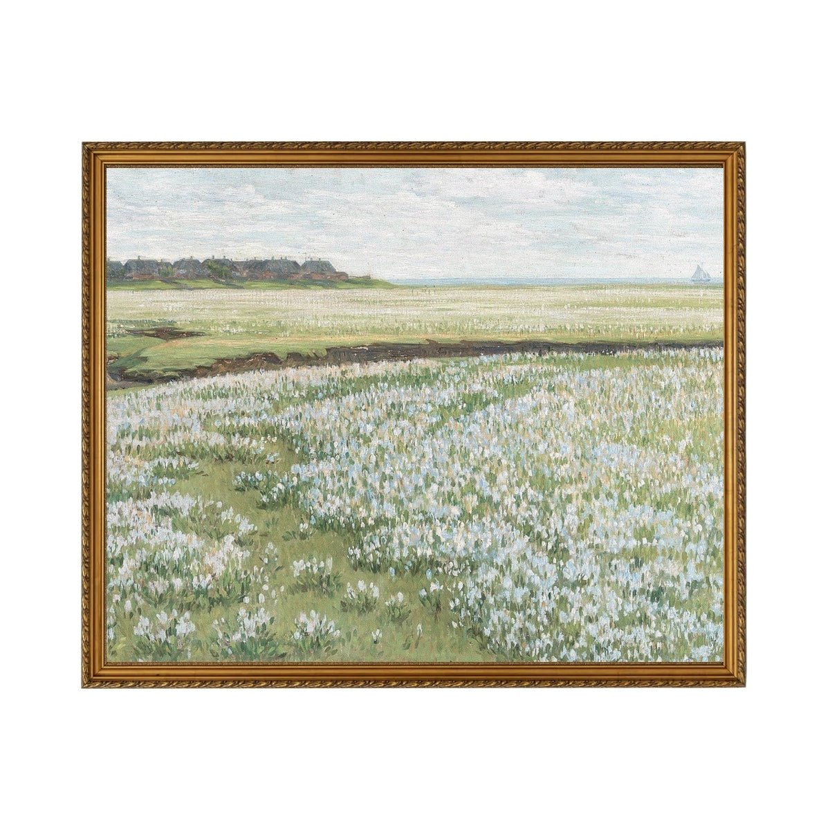 Crocus Field - Unframed Art Print – Acres Market & Interiors